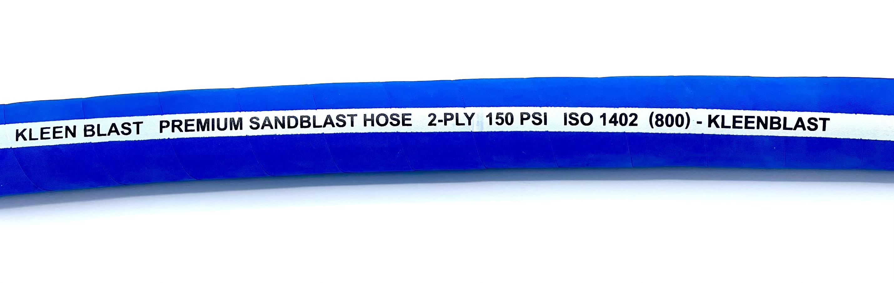 KLEEN BLAST PREMIUM 2-PLY SANDBLAST HOSE On KLEEN BLAST ABRASIVES WAREHOUSE
